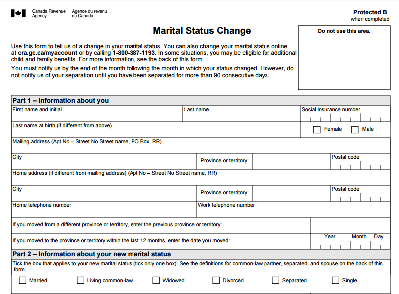 Marital Status Verification